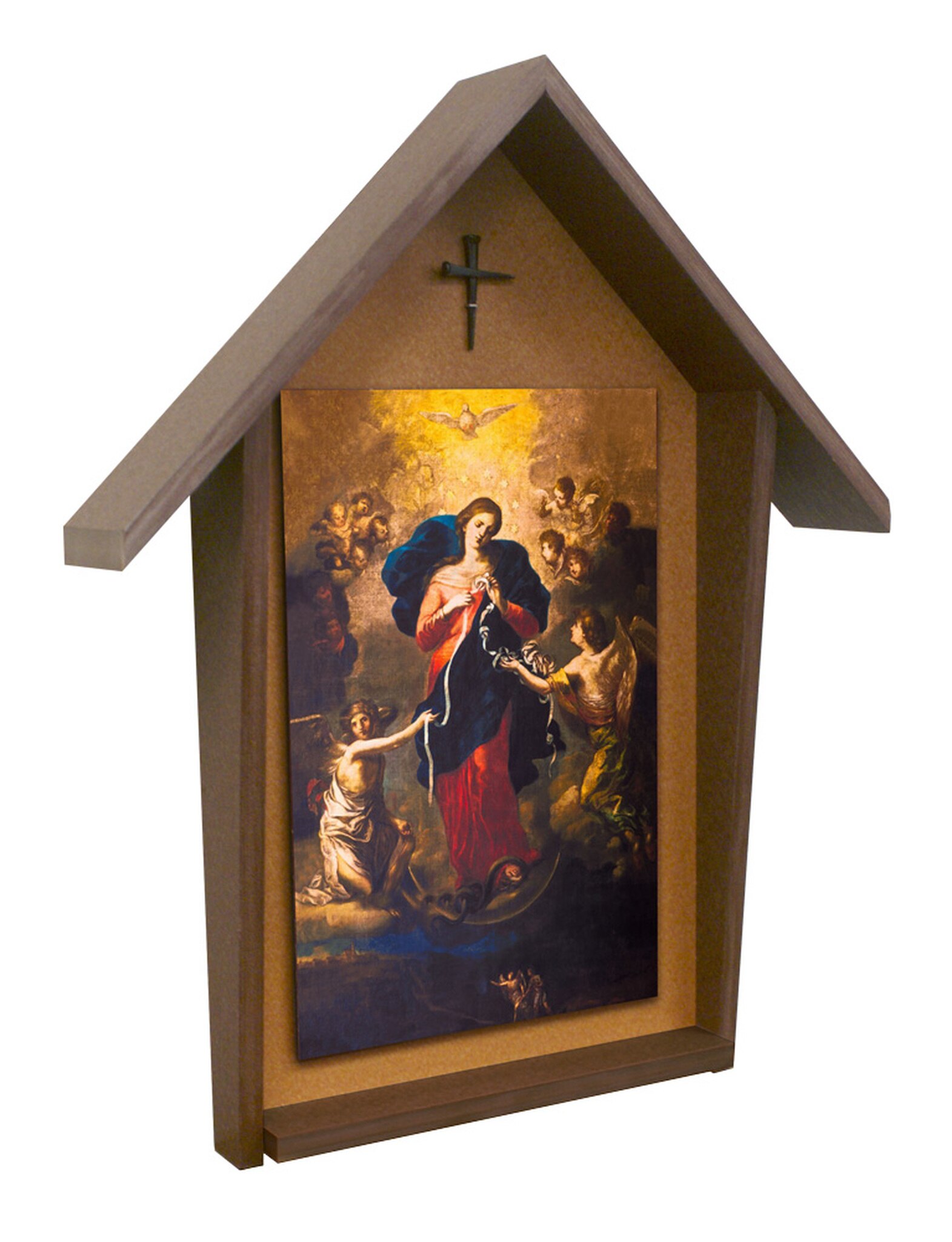 Poly Wood Mary Undoer of Knots Outdoor Shrine - My Scriptorium