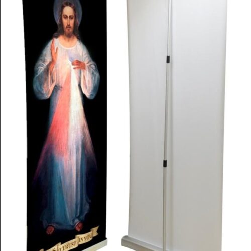 Divine Mercy Vilnius Retractable Banner * - My Scriptorium